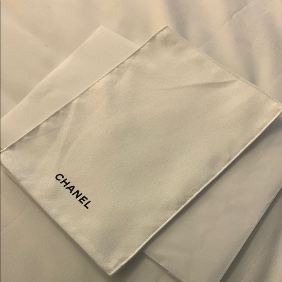 CHANEL | Other | Authentic Fabric Chanel Pocket Soft Fabric Pocket At ...